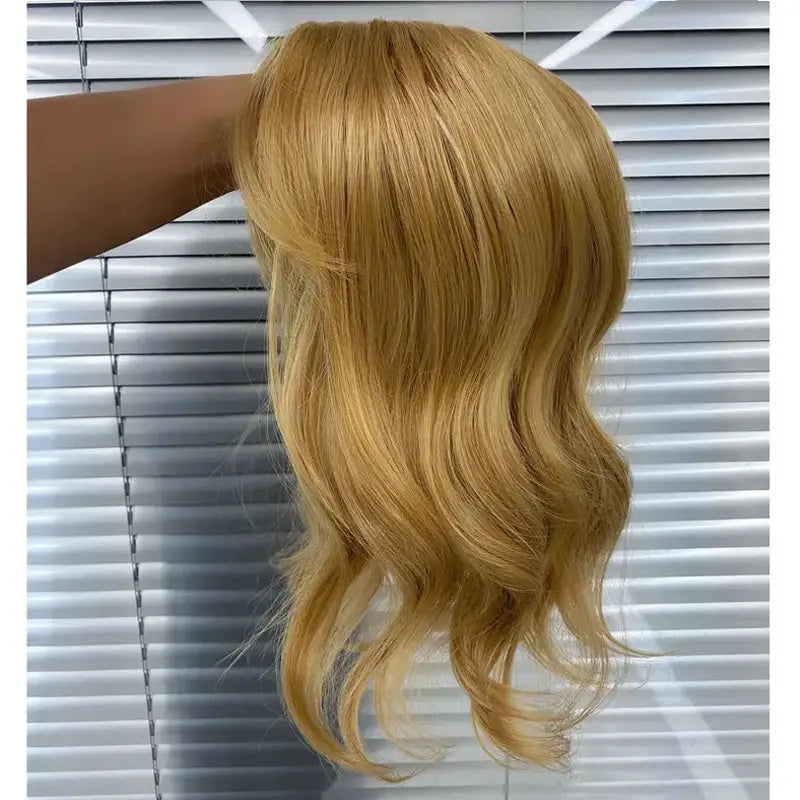 Mid-length Wavy Human Hair Topper for Thinning Hair – VIVACROWN