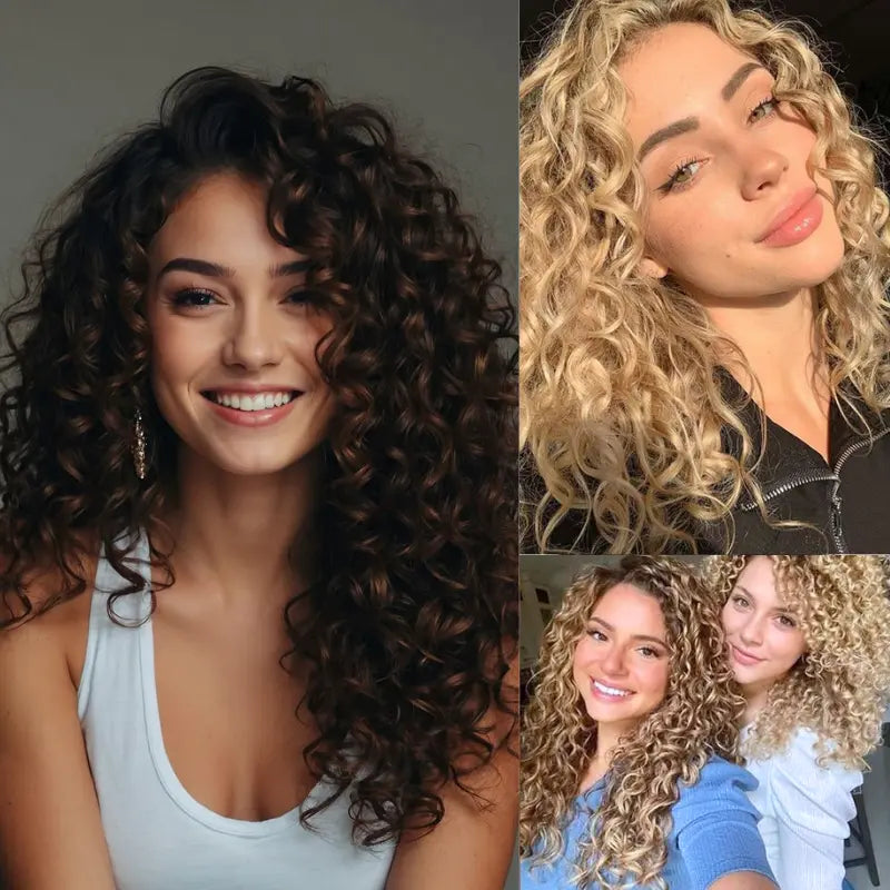 Natural Looking Wavy Curly Hair Topper for Women, Regain Confident In ...