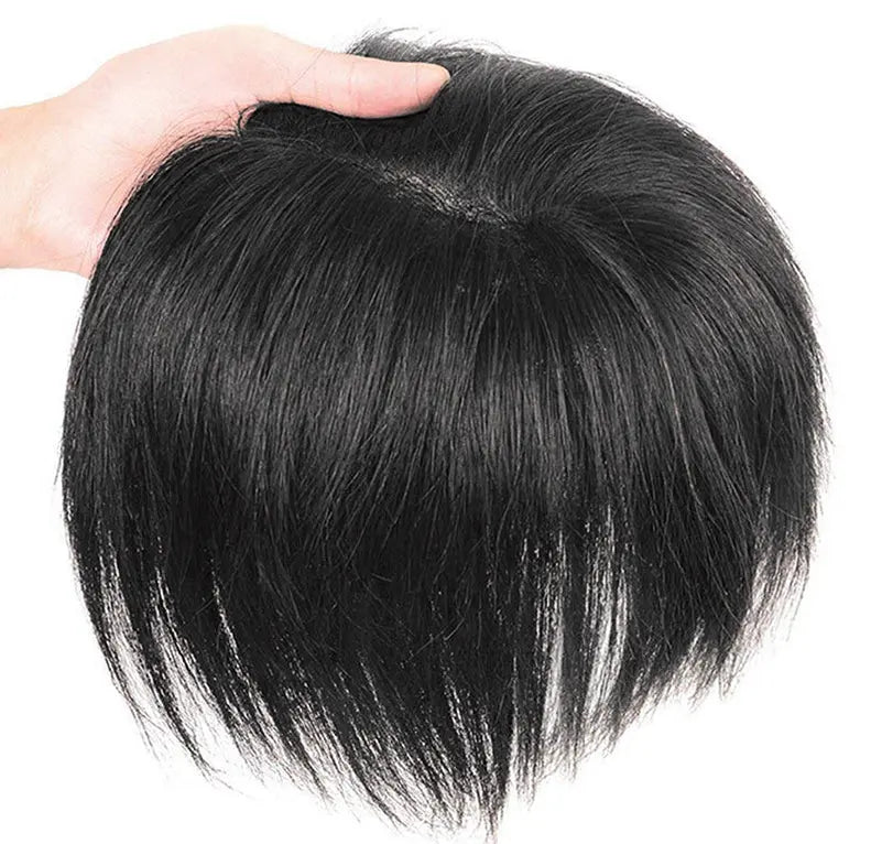 13*15CM Short Natural Hair Topper for Women Cover and Add Hair Volume ...