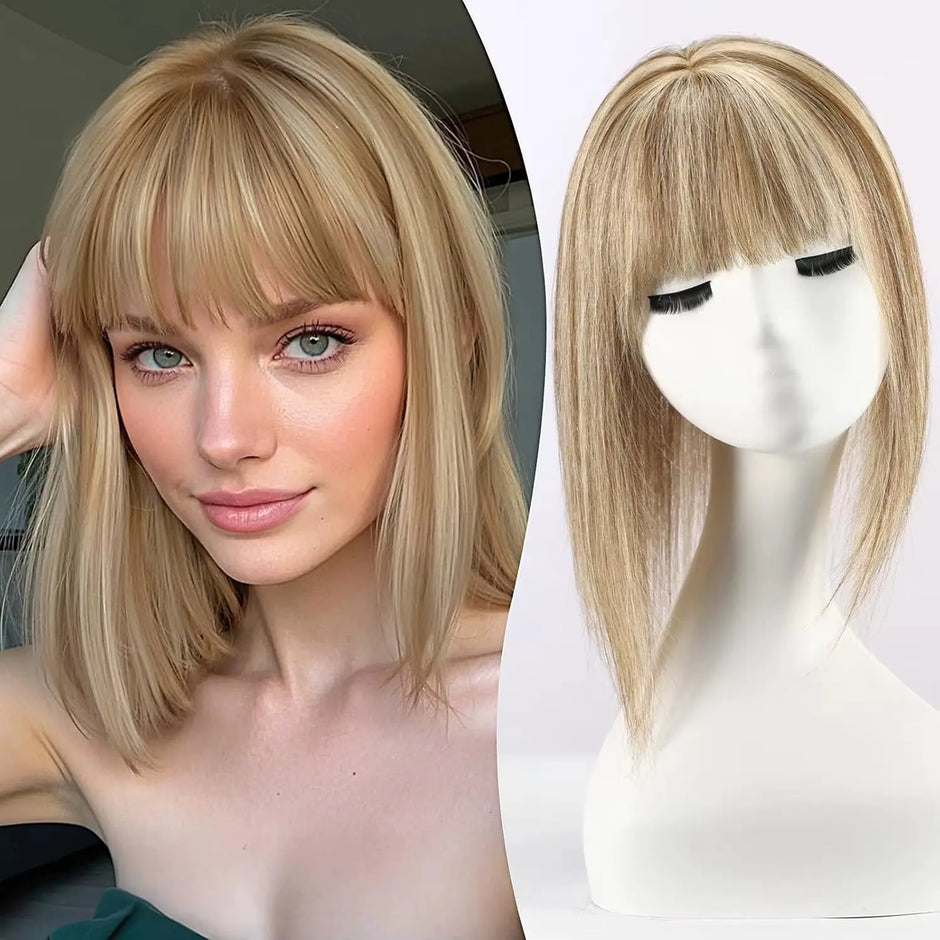 Human Hair Toppers for Women – 100% Real Hair & Natural Volume ...